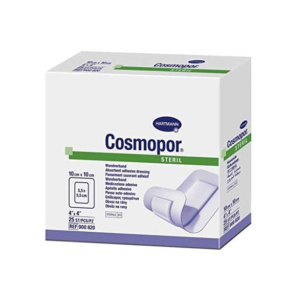 Cosmopor Adhesive Dressing Bandage - 4in x 4in - NonWoven Fabric ...