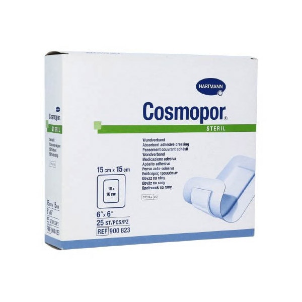 Cosmopor Adhesive Dressing Bandage - 6in x 6in - NonWoven Fabric ...