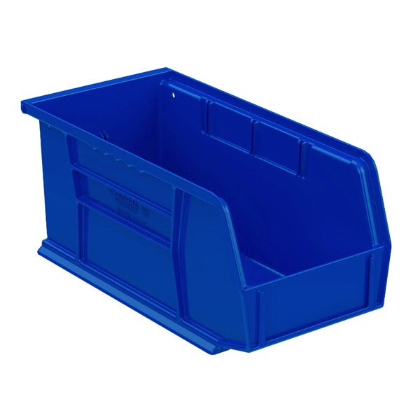 10-7/8" L x 5-1/2" W x 5" H Blue Storage Bin | MedSTAT
