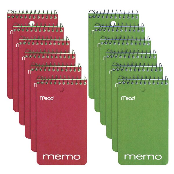 Mead-Wirebound-Memo-Book-12-pack | MedSTAT