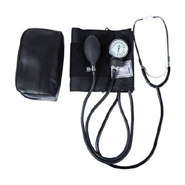 Blood Pressure Kit MABIS Pocket Style Hand Held 2-Tube Adult Size Arm ...