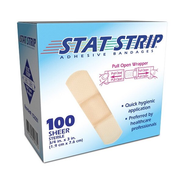 Stat Strip Adhesive Bandage - 3/4" x 3"| MedSTAT