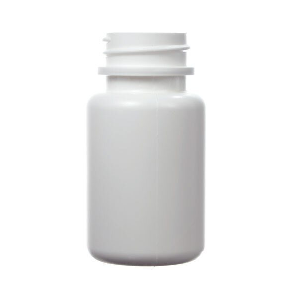 40cc White Wide Mouth Round Bottles | MedSTAT