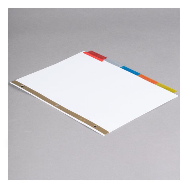5-Tab Big Tab Multi-Color Dividers with White Paper Inserts | MedSTAT