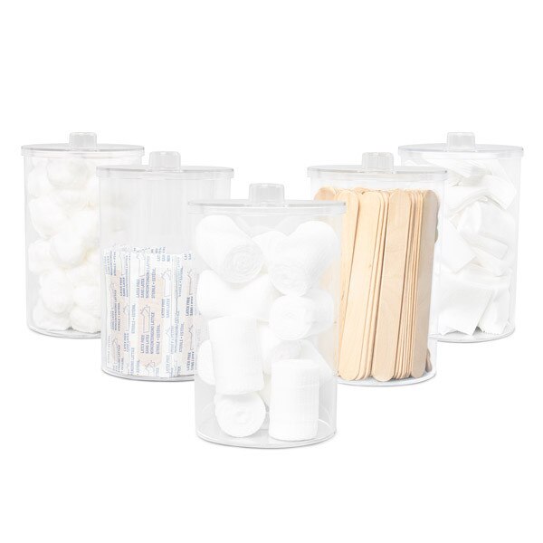 Countertop Sundry Jar Set - Clear | Medstat