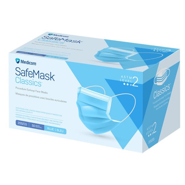 Level 2 Blue Earloop Procedure Mask | MedStat