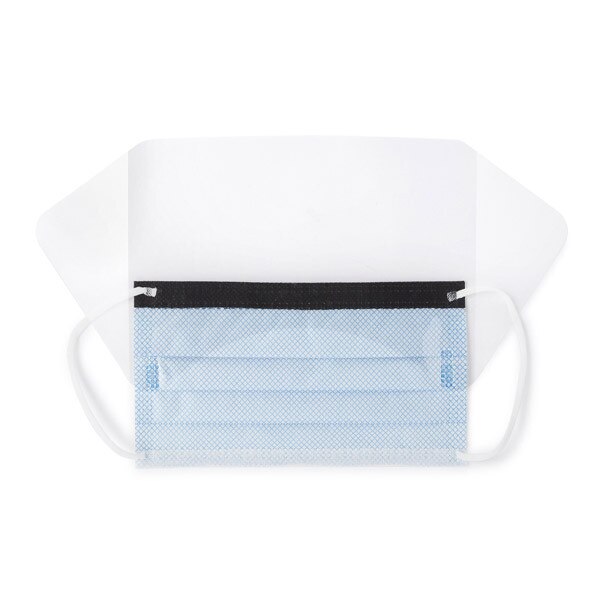 Procedure Mask with Eye Shield, 100 per Case| MedSTAT