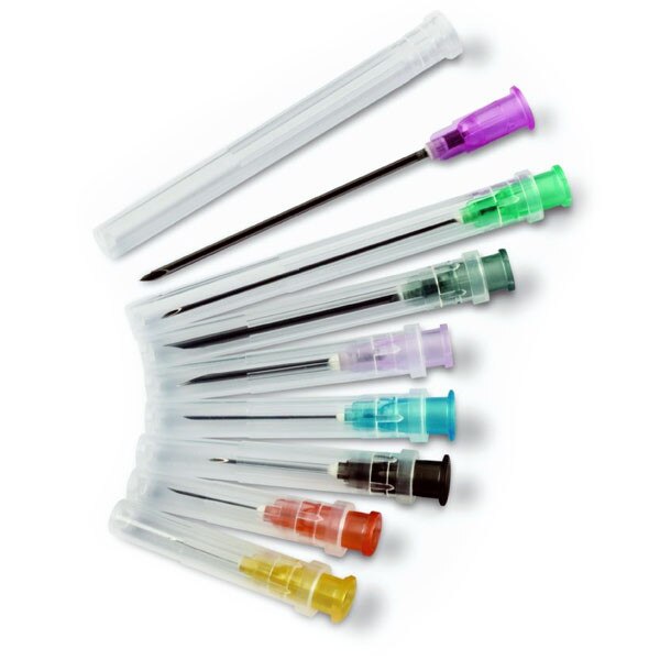 HSW Fine-Ject Hypodermic Needle - 22 Gauge - Black| MedStat