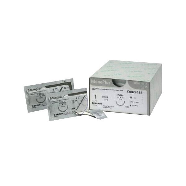 Monoplus Suture 5-0 PDO DSMP13 Violet 18" Monofilament | MedSTAT