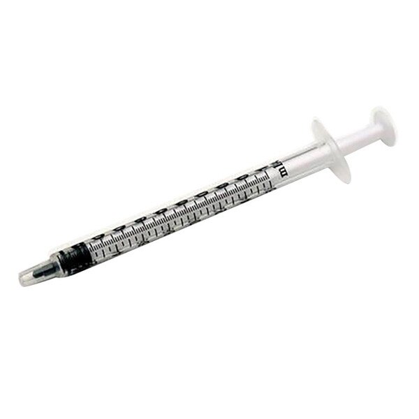 TB Syringe/Needle 25gx5/8" 1cc Detachable Needle Conventional LDS 100 ...