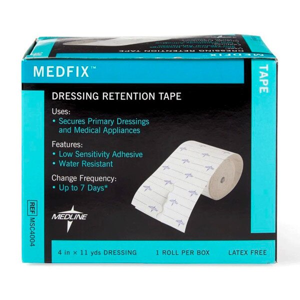 Medline MedFix Dressing Retention Tape 4"x11yd | MedSTAT
