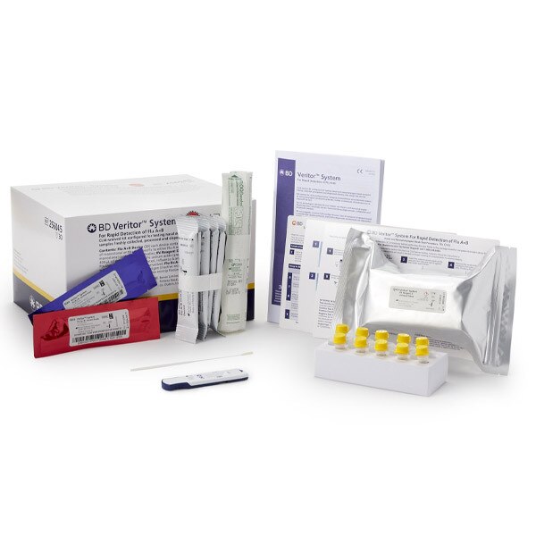 BD Veritor Influenza A&B Test Kit CLIA Waived - 1 Ea | MedSTAT