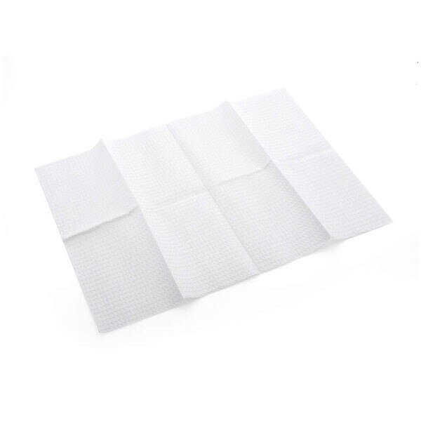 White Disposable 3 Ply Procedure Towel with Poly Backing 13-1/2x18 ...